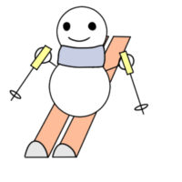 スキーのイラストの簡単な書き方 手書きで描くなら? | イラストの簡単な書き方あつめました